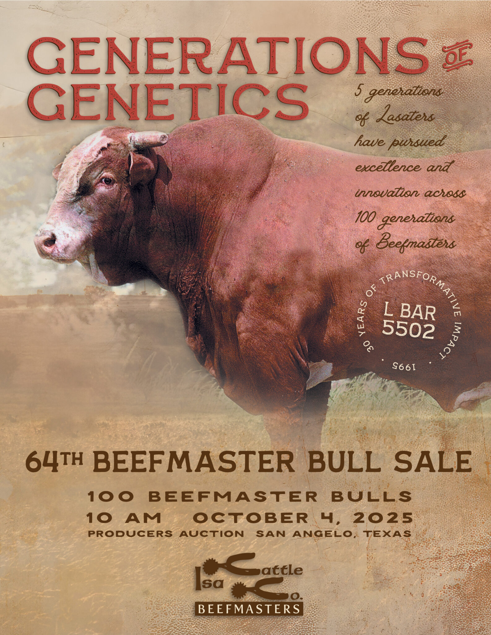 Annual Beefmaster Bull Sale | Top Quality Beefmaster Bulls
